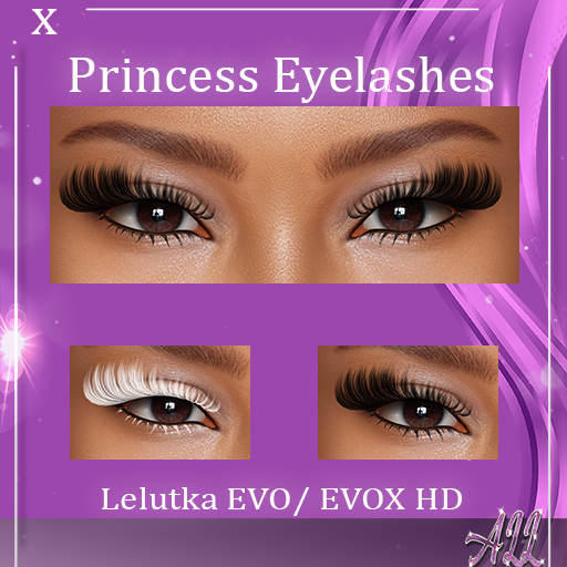 Second Life Marketplace - [All] Princess Eyelashes - Evo / Evox